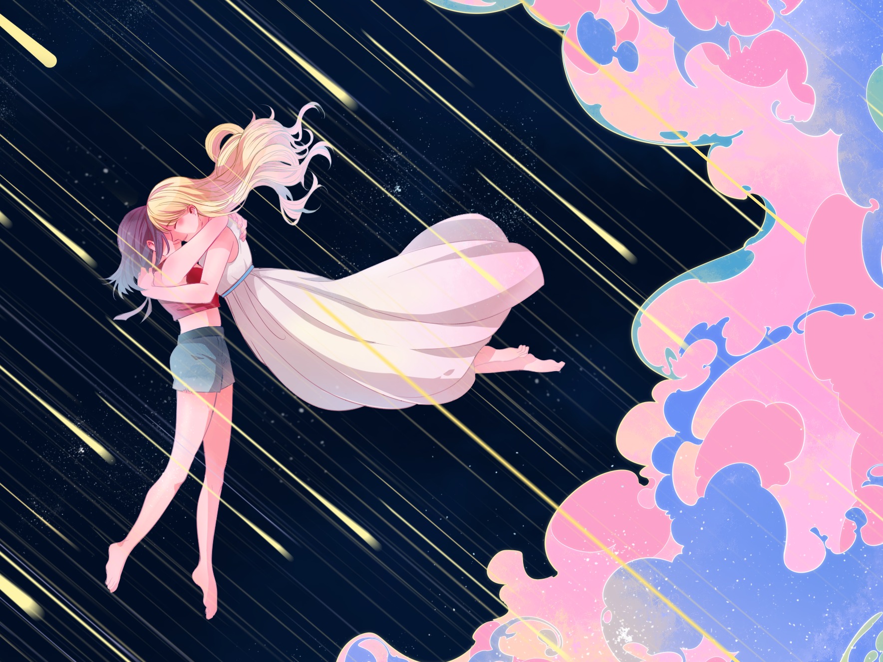 在所有星星坠落前抱紧我_海陆空三用羊-站酷ZCOOL