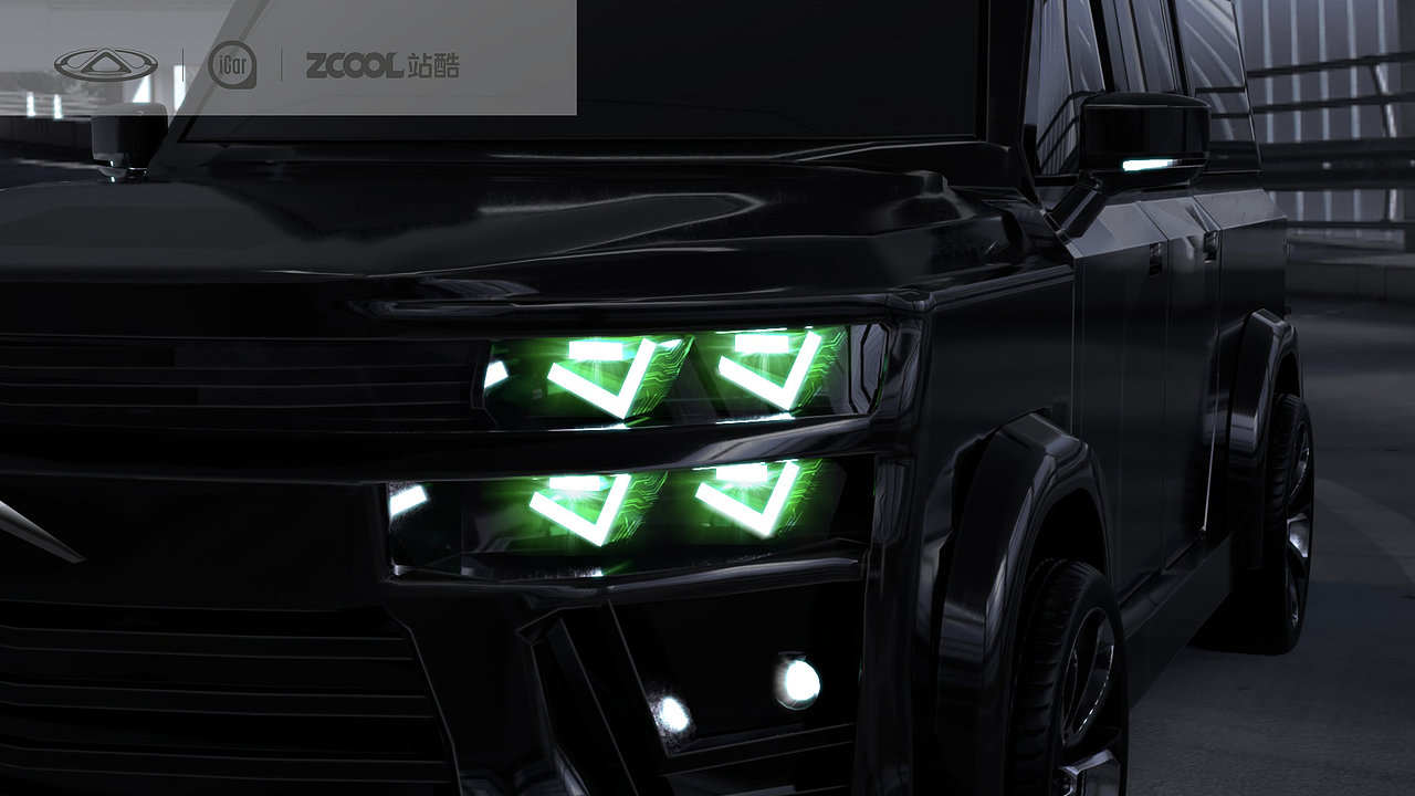 奇瑞ICAR 永远的科技外观IP高达眼神-越野车概念设计_solwear-站酷ZCOOL