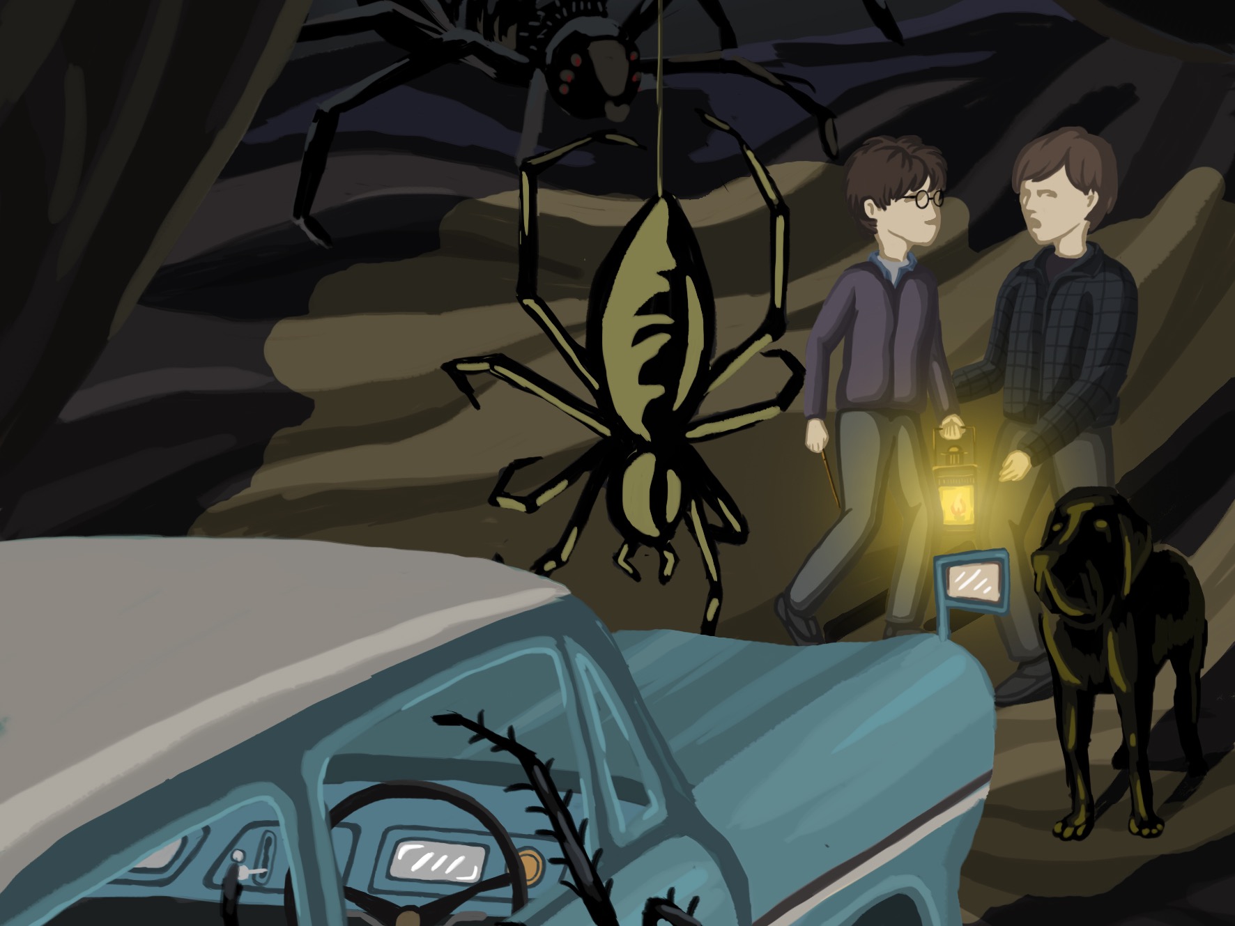 Harry Potter and the Chamber of Secrets_emmayung-站酷ZCOOL