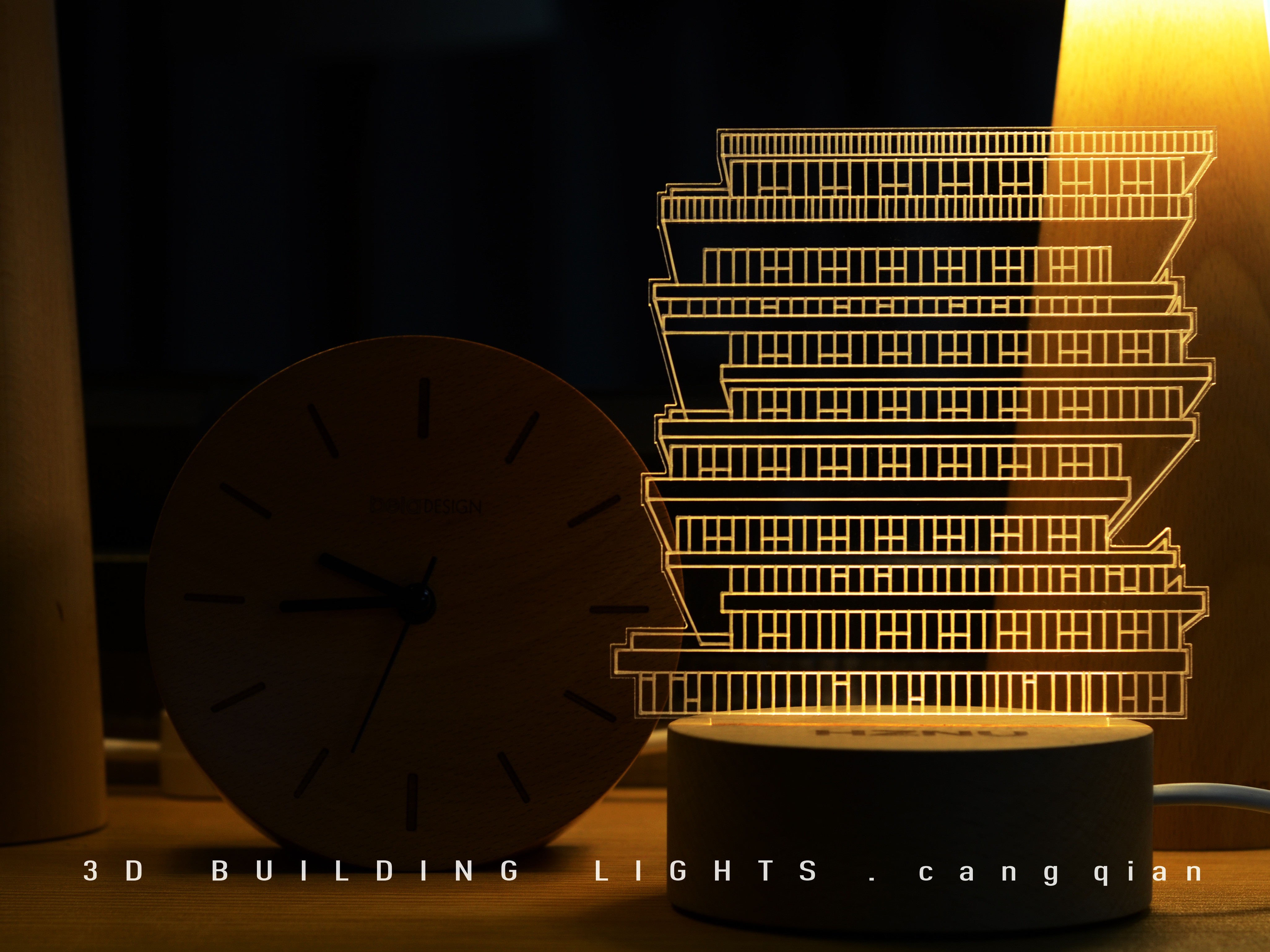 3D建筑灯-3D Building Lights_江不拿-站酷ZCOOL