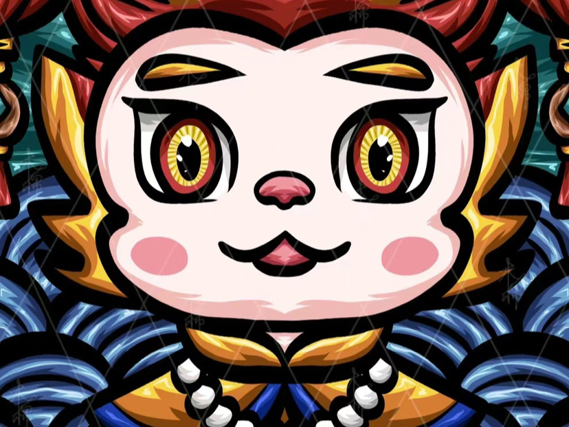 国潮插画-原创【真龙天子】_Anne安倪-站酷ZCOOL