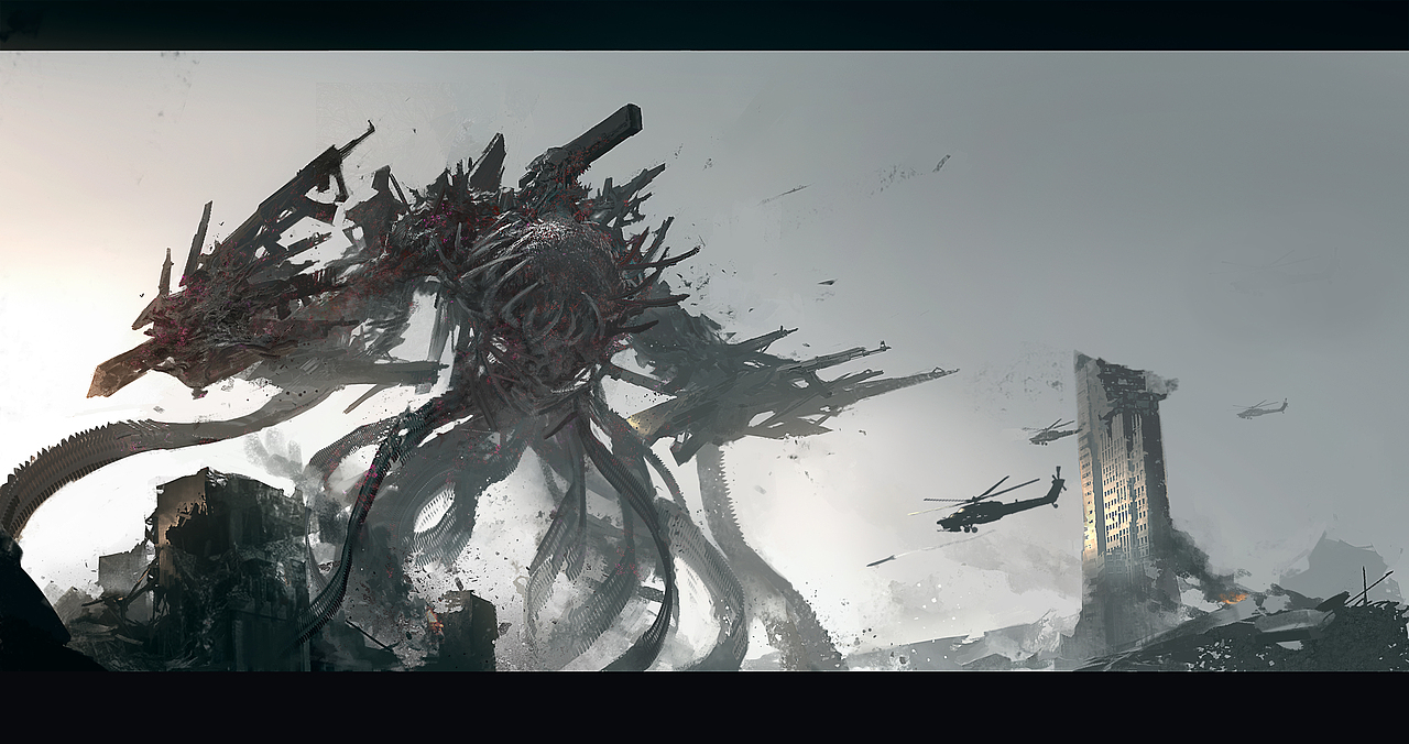 电锯人·枪之恶魔_不想当画家的Leo-站酷ZCOOL