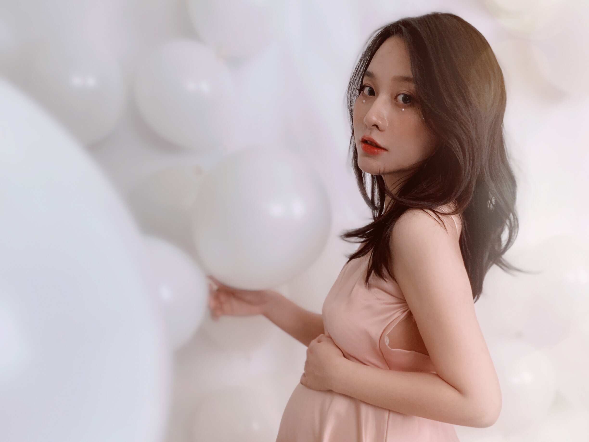 细菌孕妇照-pink_CAROL0708-站酷ZCOOL