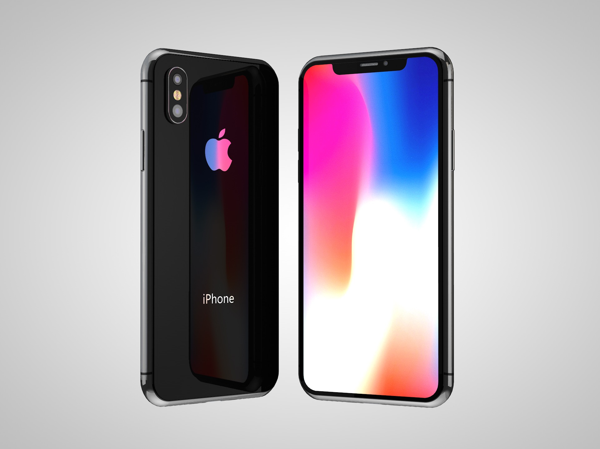 Cinema 4D -iPhone X_設計軾-站酷ZCOOL