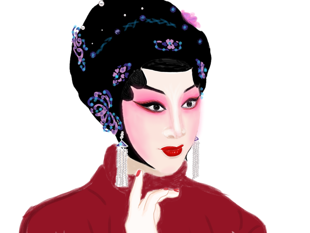 川剧陈巧茹_孤雁飞-站酷ZCOOL