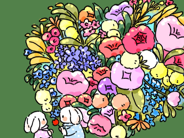 520心型花束_赤焰狂魔凉白菜-站酷ZCOOL