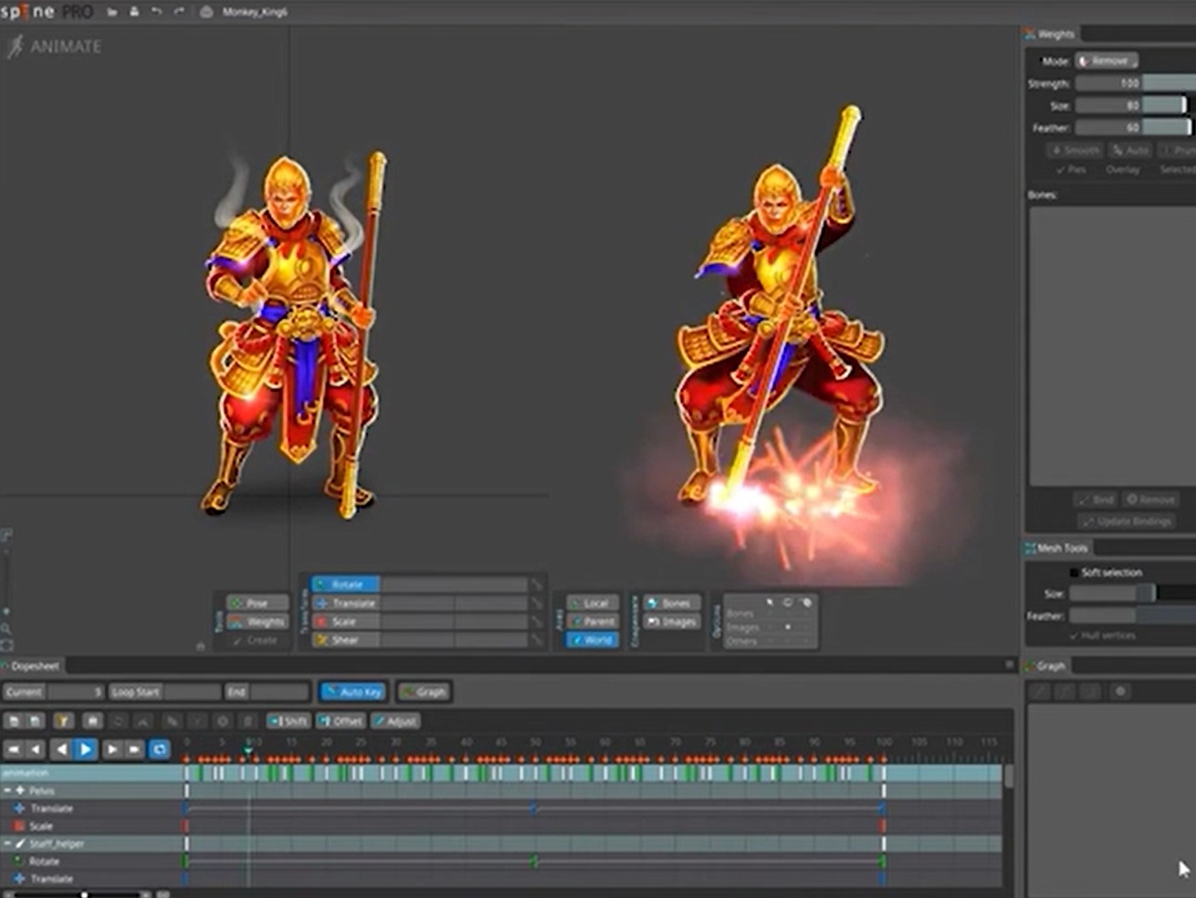 非个人作品 2D SPINE大神教学_MacauWingfai-站酷ZCOOL