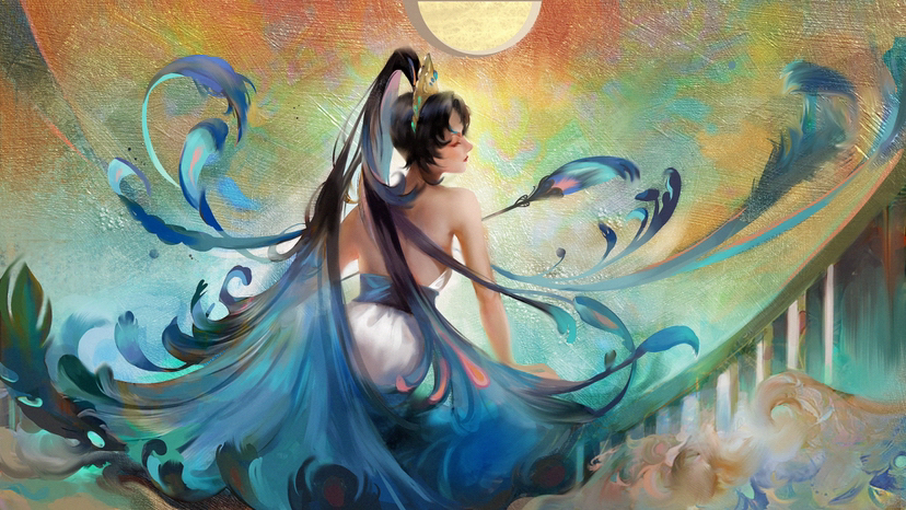 阴阳师同人插画_DC_painter-站酷ZCOOL