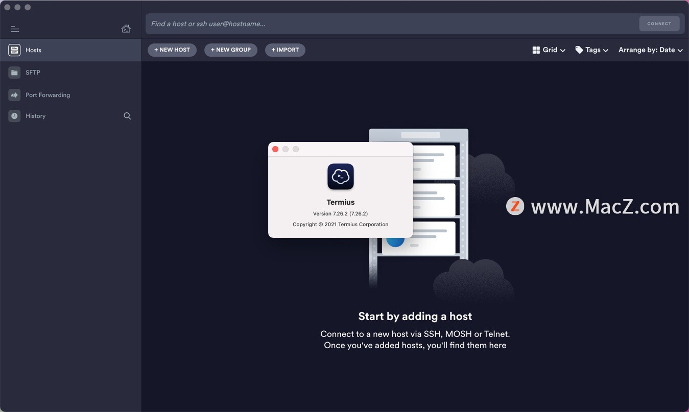 Termius for Mac(SSH客户端)v7.26.2_柠檬吥萌-站酷ZCOOL
