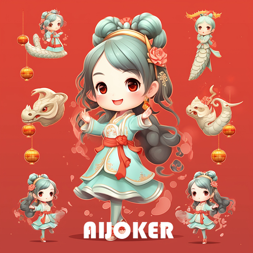 MJ AI生成 IP形象24_AI疯人院-站酷ZCOOL