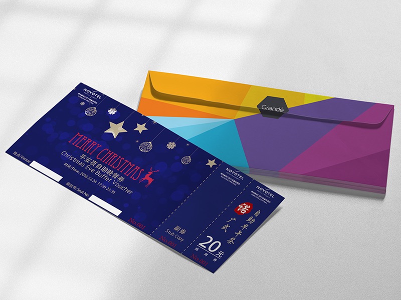 酒店圣诞节－礼券_MIA_WXW-站酷ZCOOL