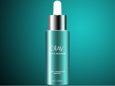 OLAY小绿瓶瓶身精修_柒莱-站酷ZCOOL