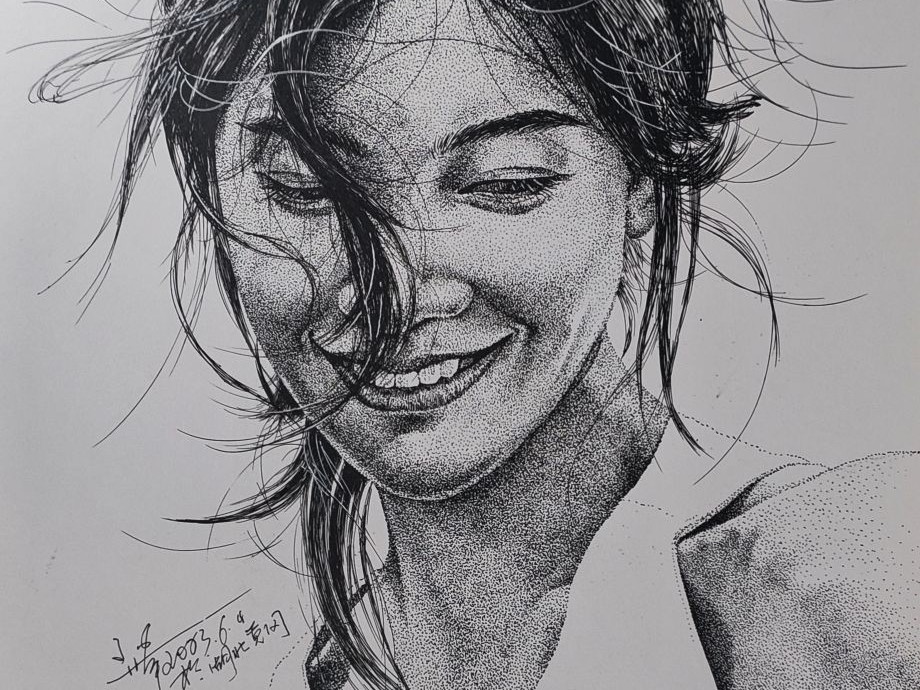 硬笔素描_Z38742383-站酷ZCOOL