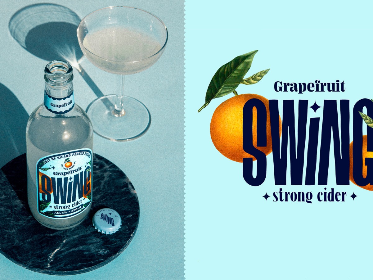 设计分享/ 摇摆苹果酒-Swing cider_BranD杂志-站酷ZCOOL