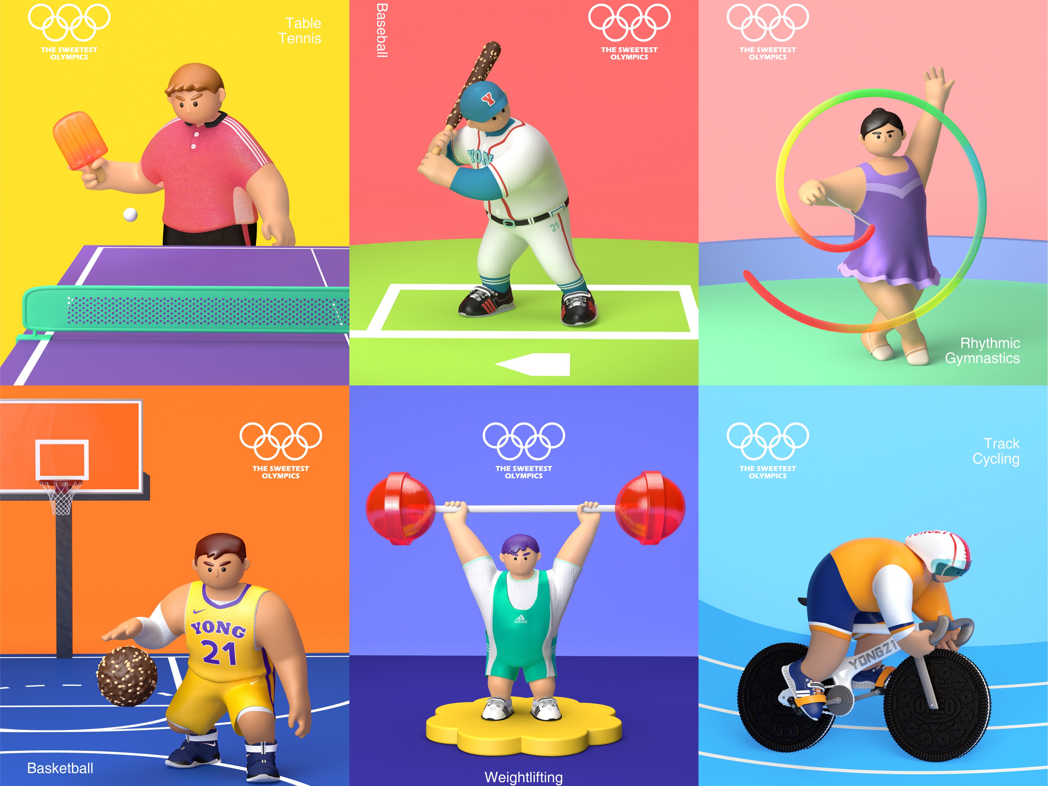 The Sweetest Olympics_YONG21-站酷ZCOOL