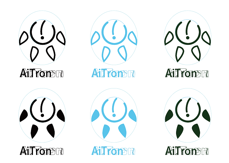 AItron机器人标志_老张不咸-站酷ZCOOL