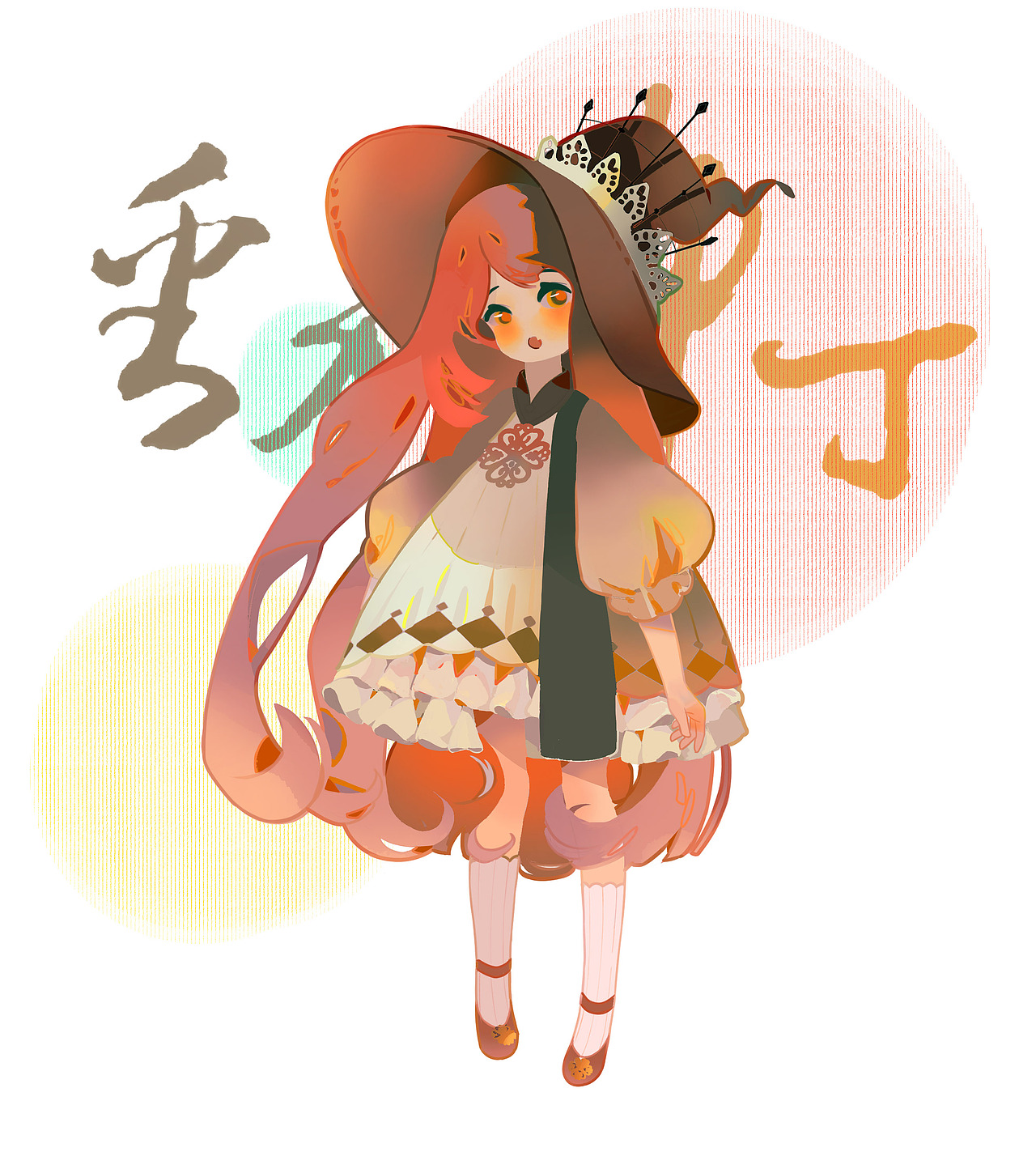 Q萌日系插画立绘_番茄布丁ding-站酷ZCOOL