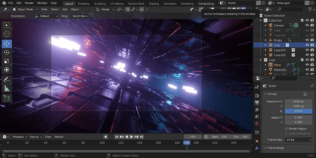 [Blender] Cube Loop + FREE Wallpapers_sICFX-站酷ZCOOL