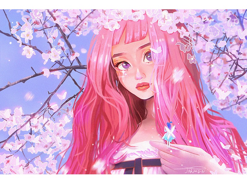 桃之夭夭_JMEN-站酷ZCOOL