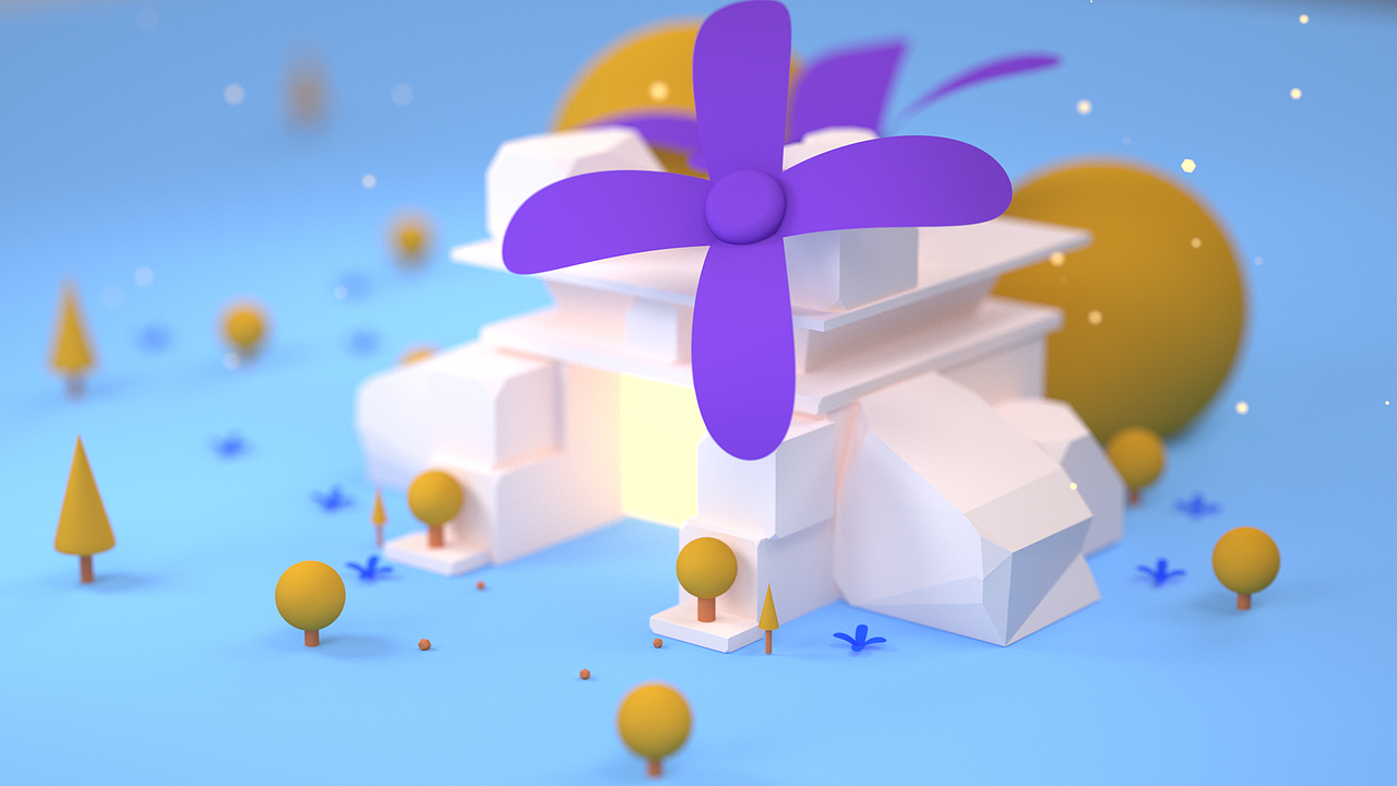 C4D低多边形建模_小木cmz-站酷ZCOOL