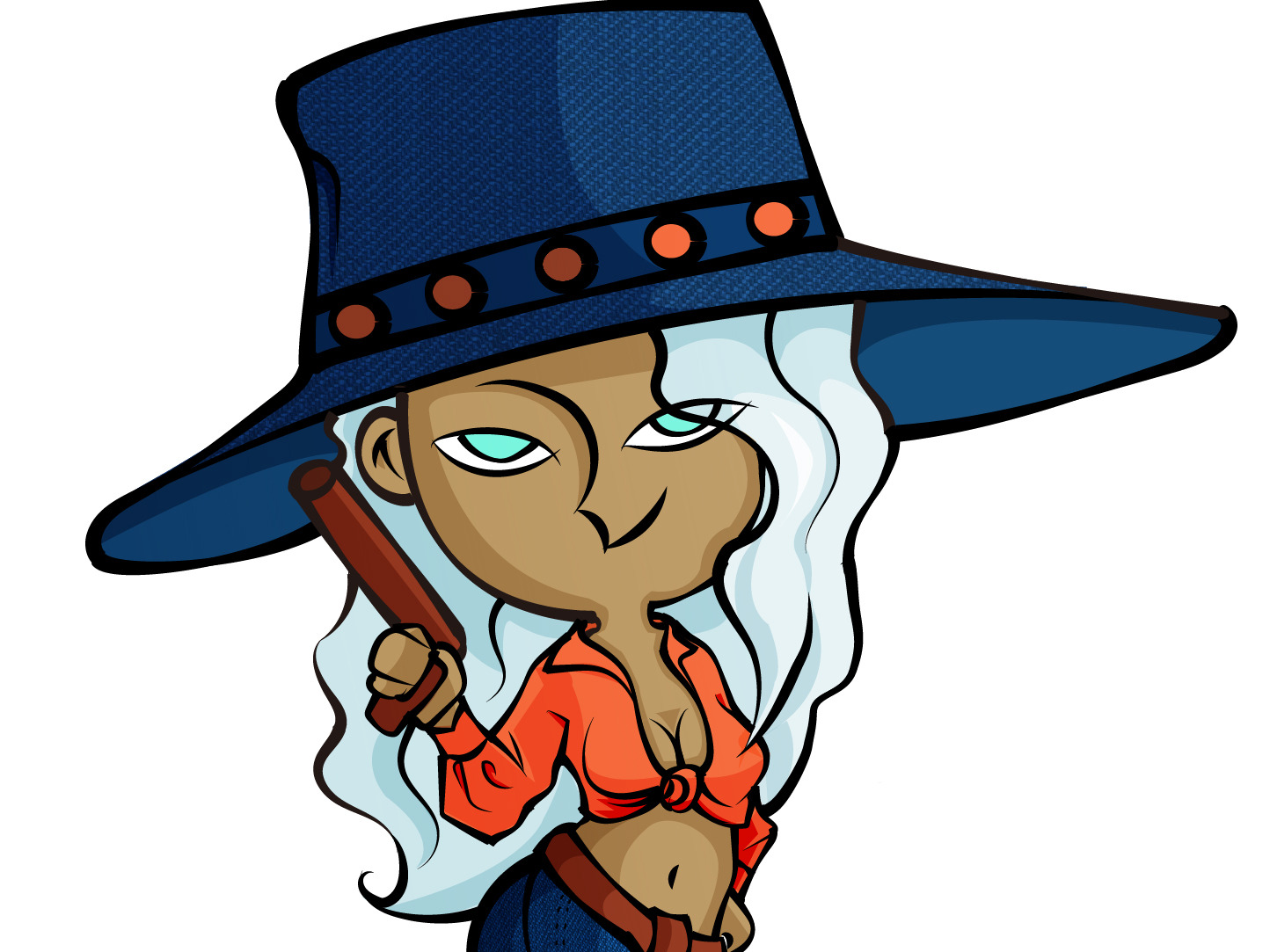 牛仔小妞_Laura的梦-站酷ZCOOL