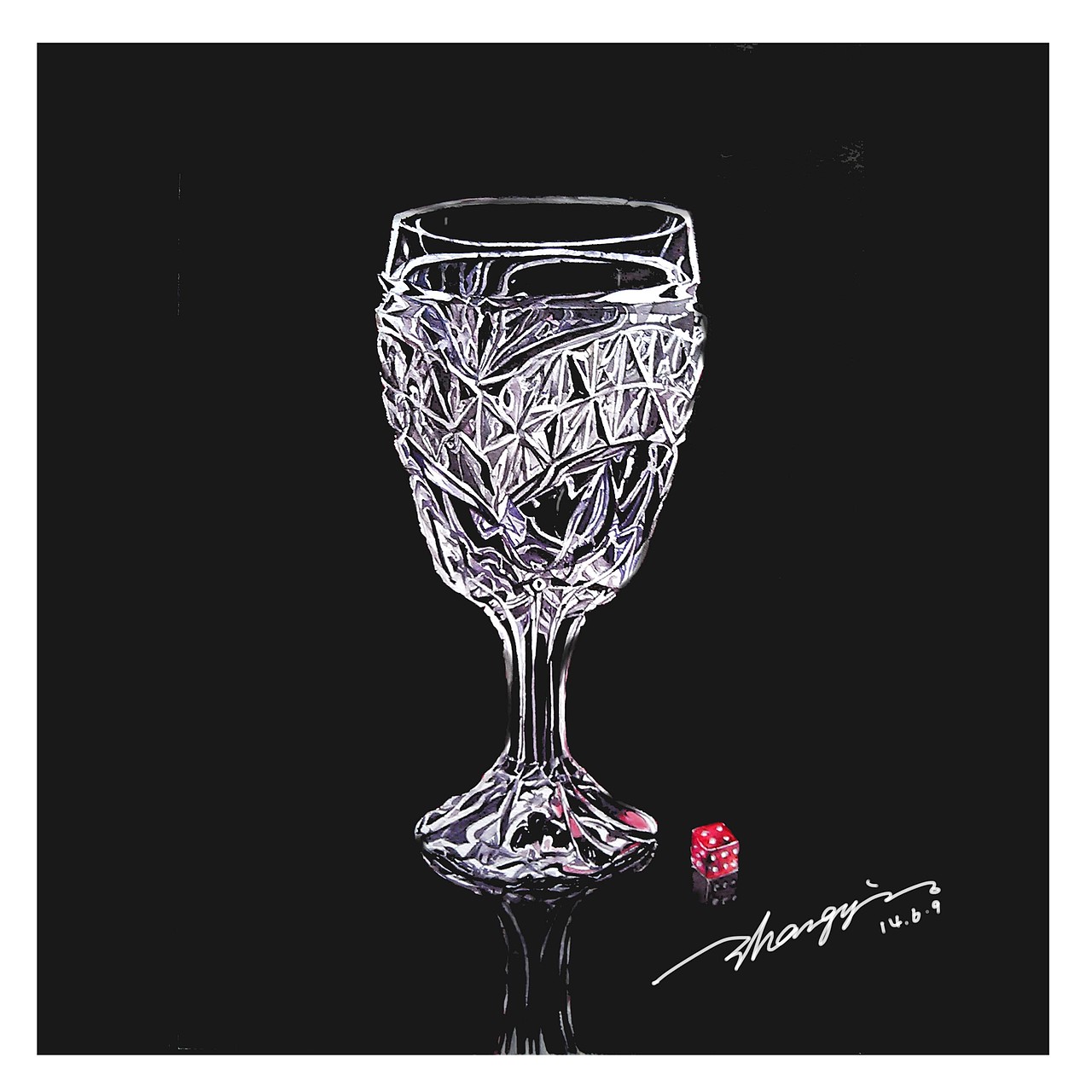 水彩.玻璃质感尝试_parisa_zhang方姐-站酷ZCOOL