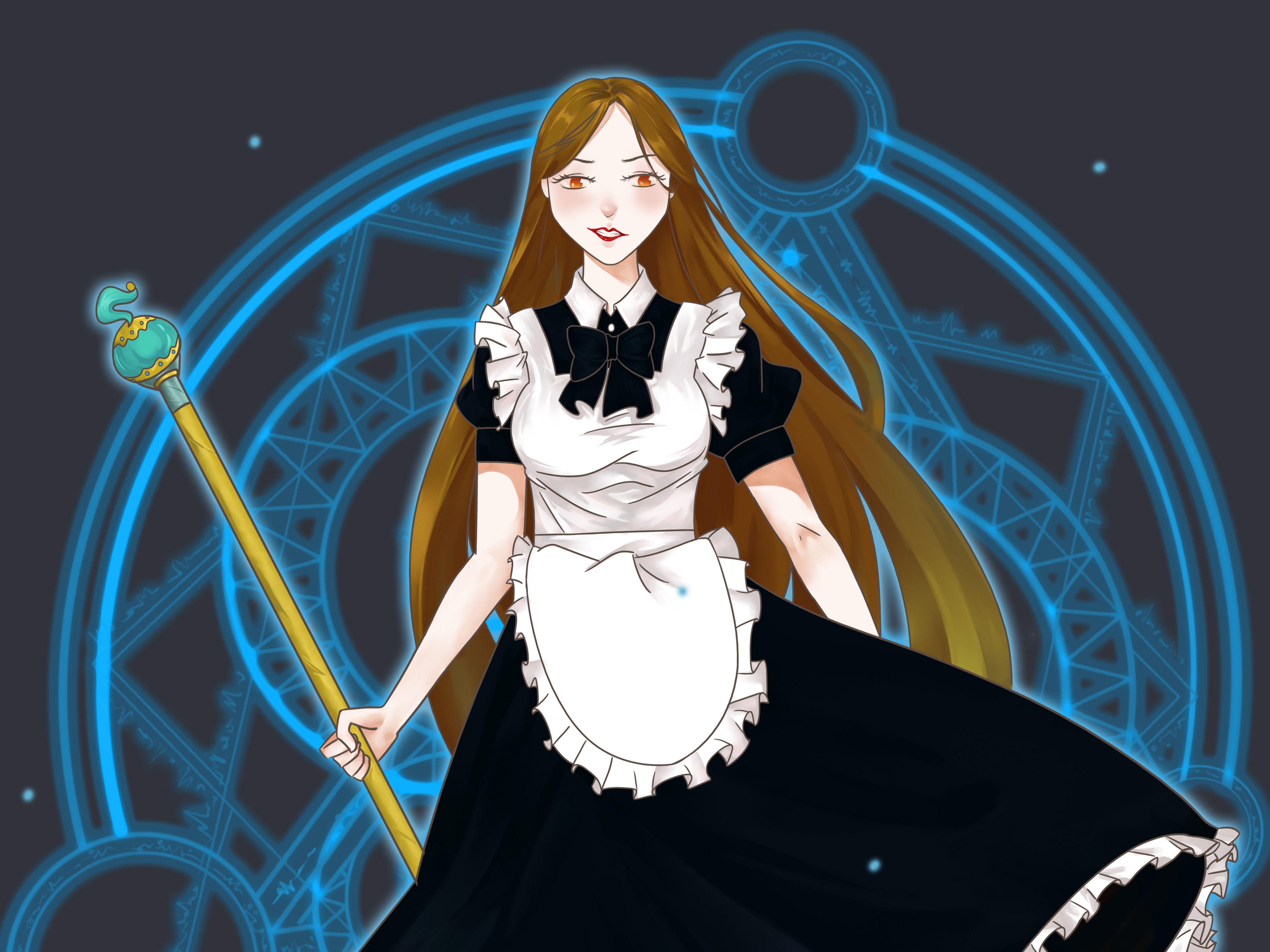 魔法阵少女_YALI鸭梨-站酷ZCOOL