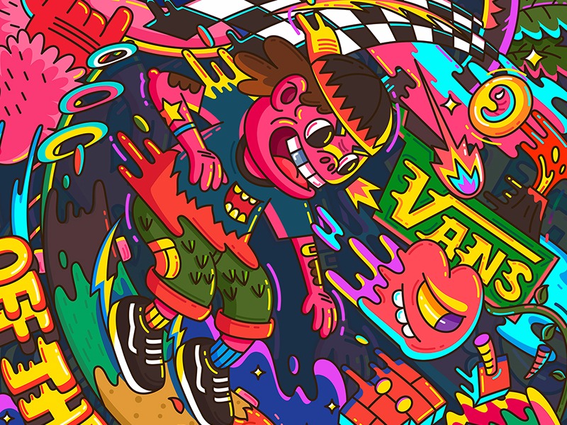 VANS OFF THE WALL_嘛鸡-站酷ZCOOL