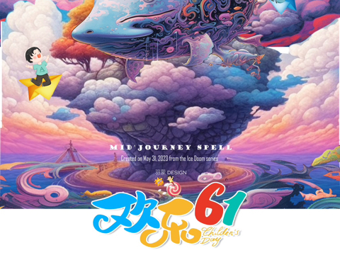 童心未泯🐳一切皆甜🌈|原创插画_羽蒙Rain-站酷ZCOOL