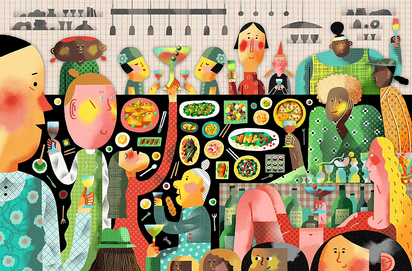 报社杂志插画合集｜自由插画师卡拉Cara｜作品分享_CaraWangg-站酷ZCOOL