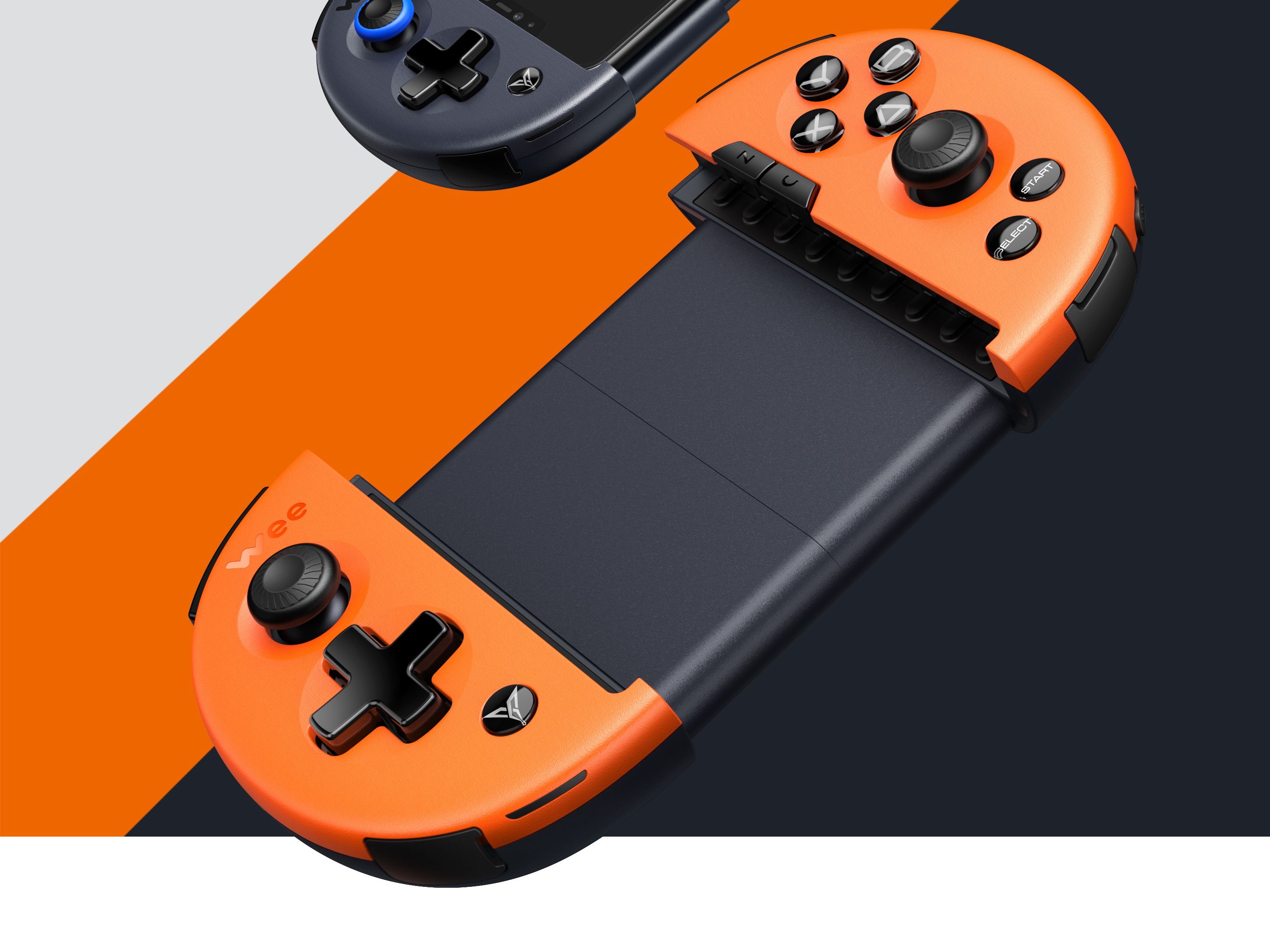 【FlyDiGi· Wee2T游戏手柄】_陈呵呵_3DRender-站酷ZCOOL