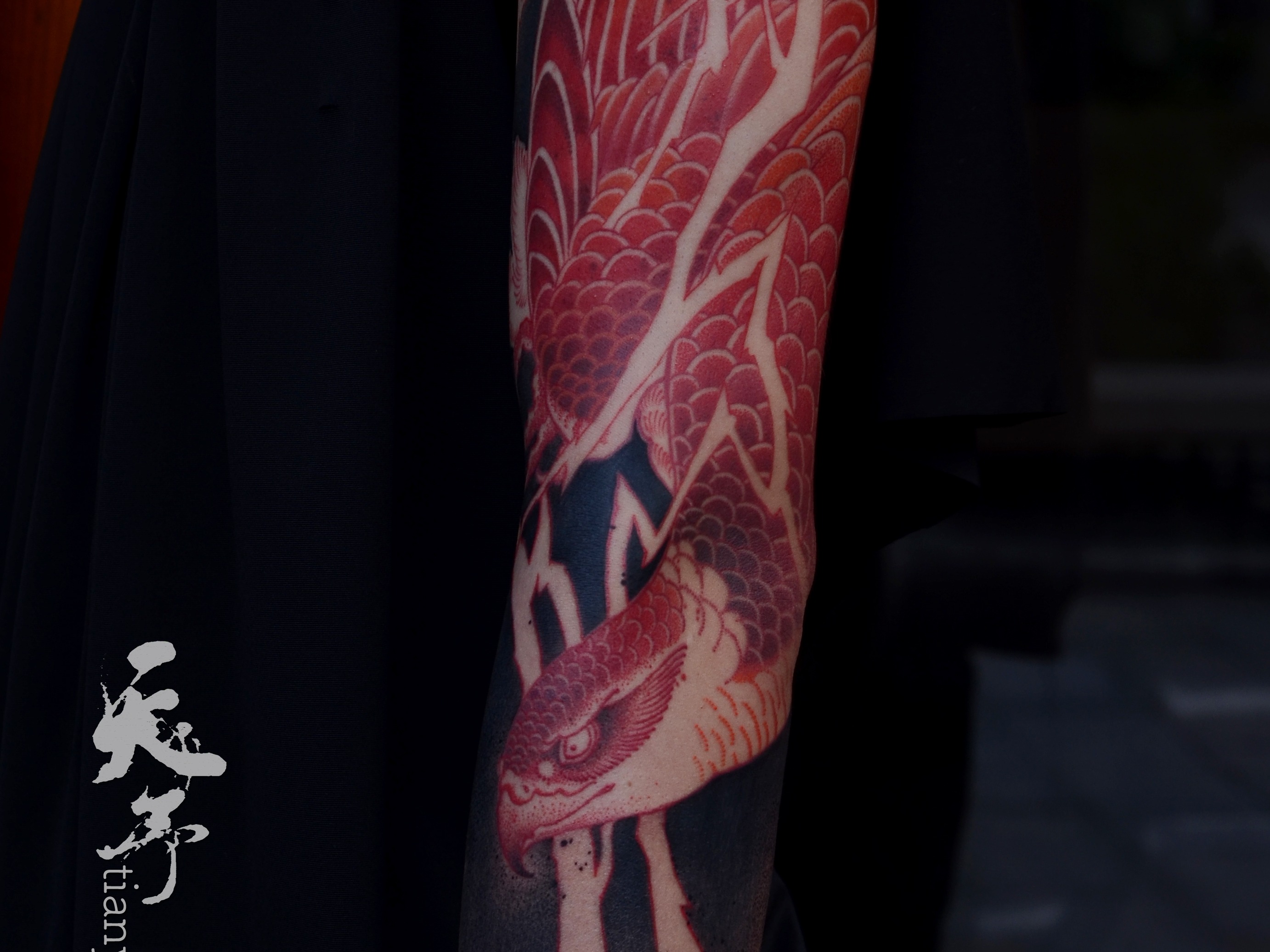 部分传统作品回顾 （天予刺青·杨丽华）_西安天予刺青-站酷ZCOOL