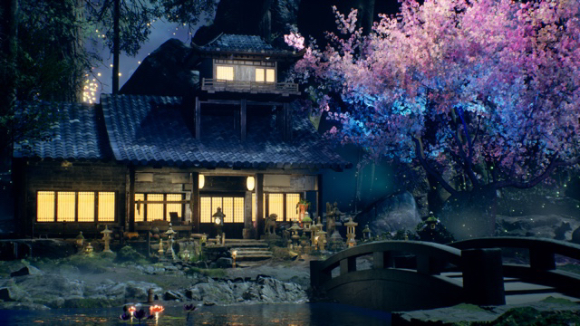 古风pbr全流程+UE作品_月见里l-站酷ZCOOL