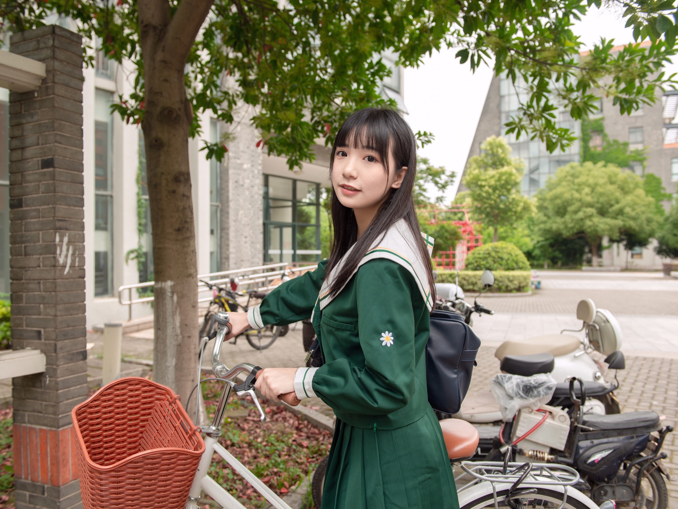 小雏菊JK _绯红丶-站酷ZCOOL