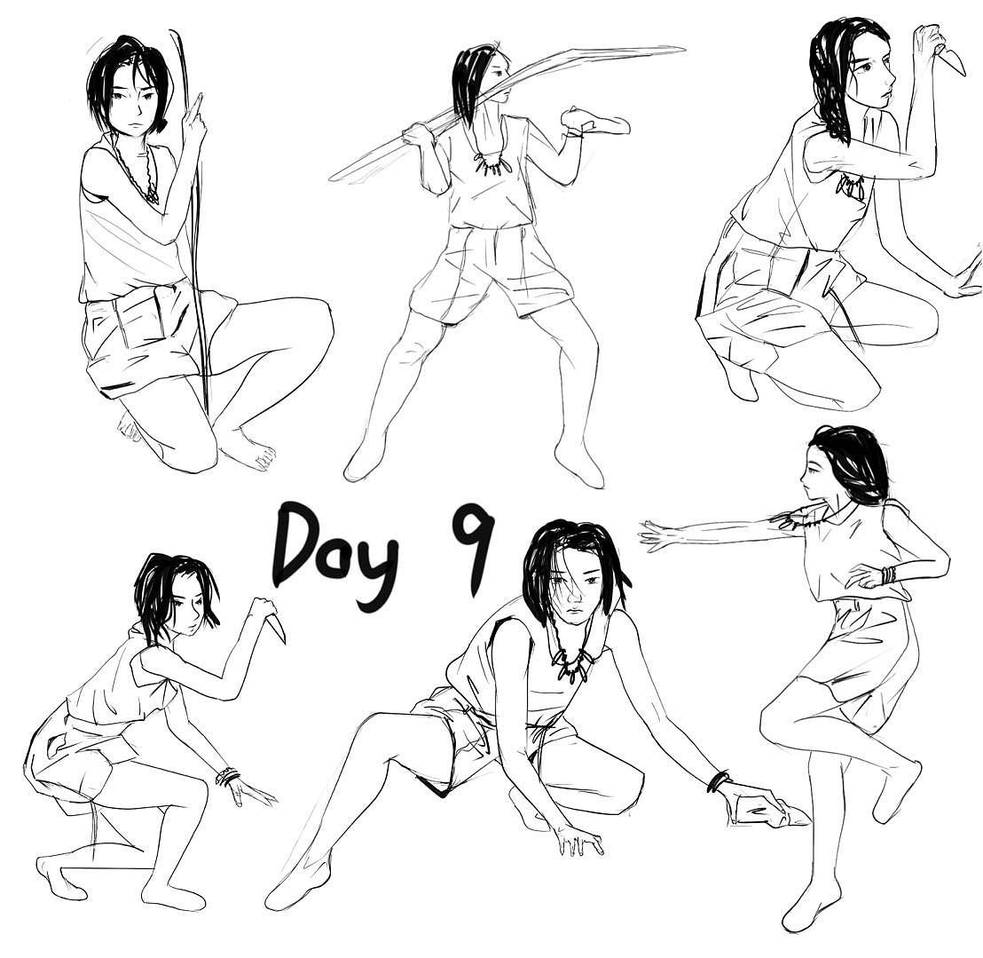 #速写60天挑战赛Day9_JiuJiu汣婳-站酷ZCOOL