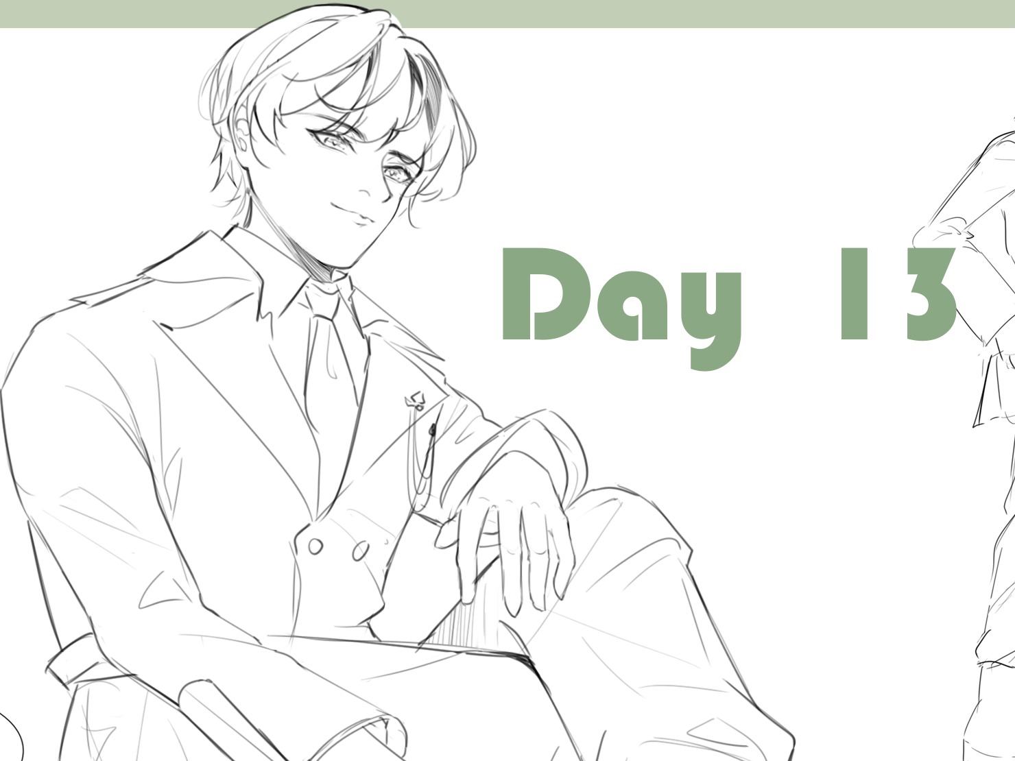 #速写60天挑战赛# Day13 @速写班长_光城祭-站酷ZCOOL