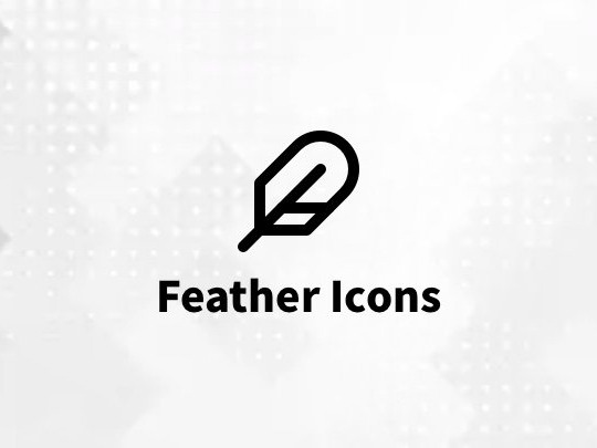 Feather Icon - 简单漂亮的免费开源图标库_thosefree-站酷ZCOOL