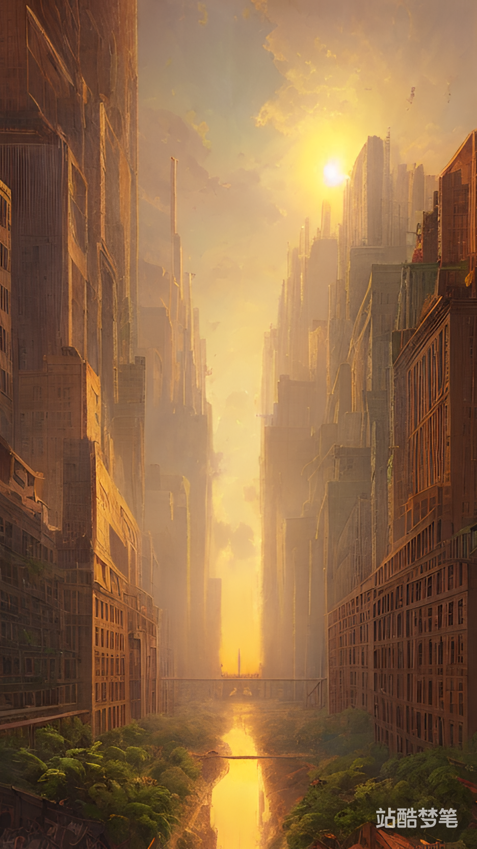 #站酷梦笔#由人类意志组成的机械迷城_MAX_G-站酷ZCOOL