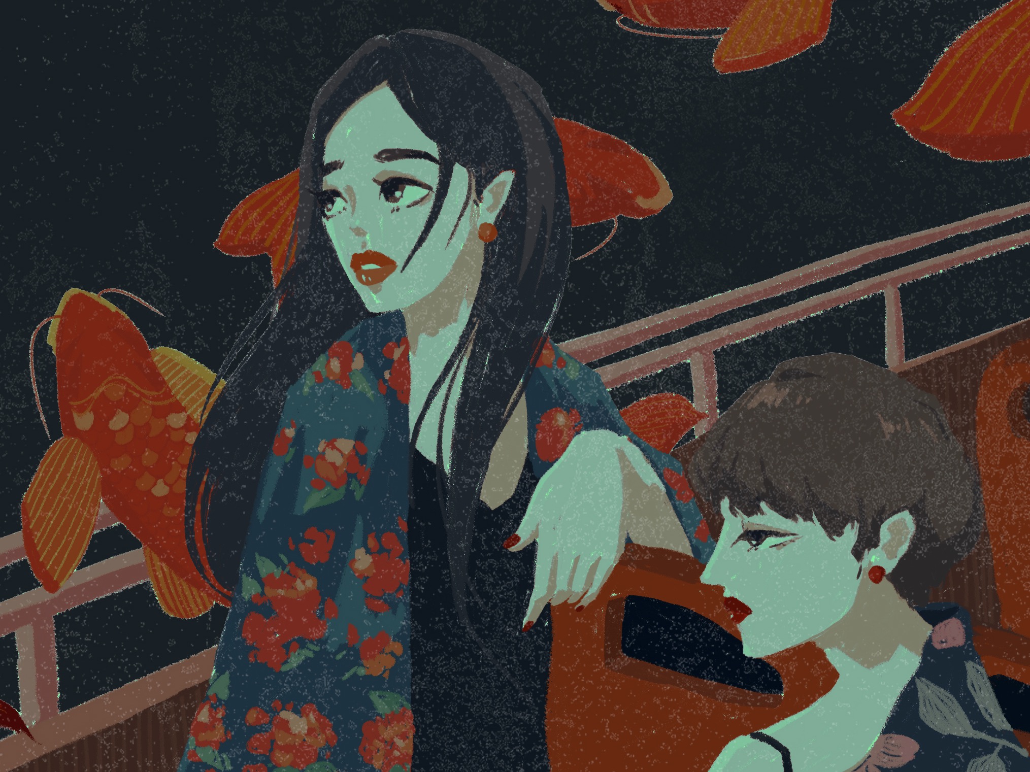 《夜》_藤原Liliz-站酷ZCOOL