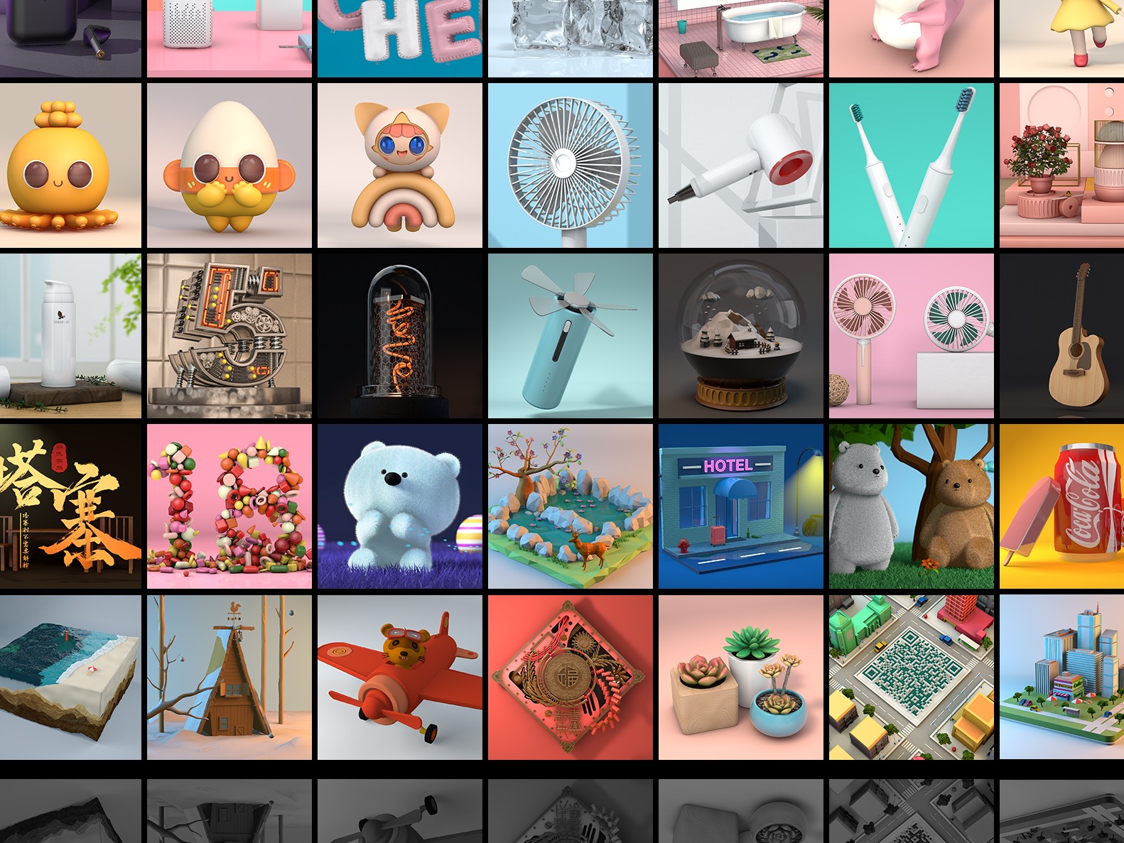 CO_COREL_C4D_2019作品集_co_corel-站酷ZCOOL