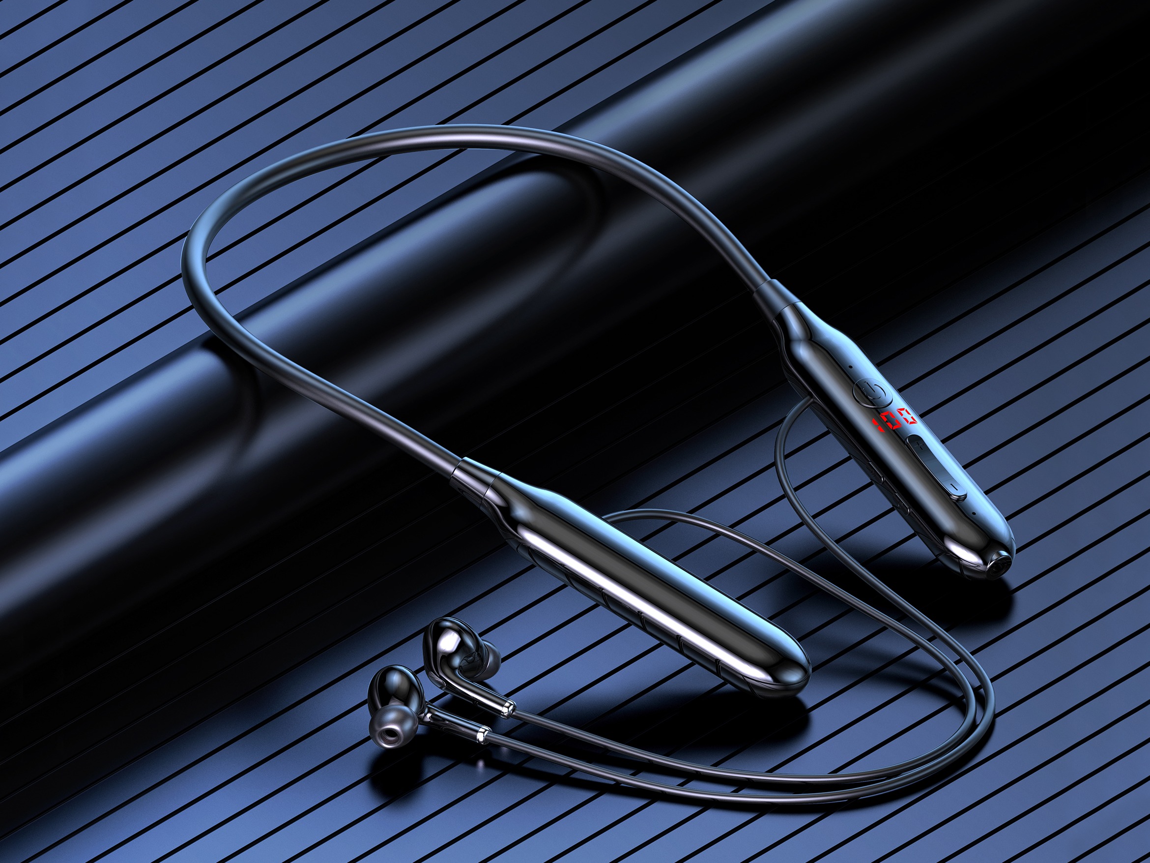 挂脖蓝牙耳机_吴qi-站酷ZCOOL