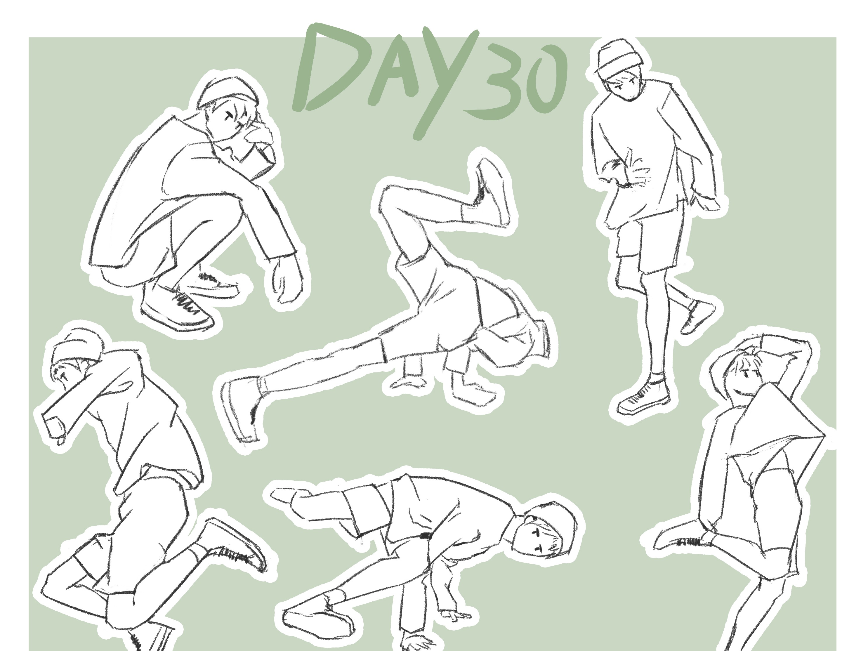 #速写60天挑战赛# day30 @速写班长 _秃秃腾-站酷ZCOOL