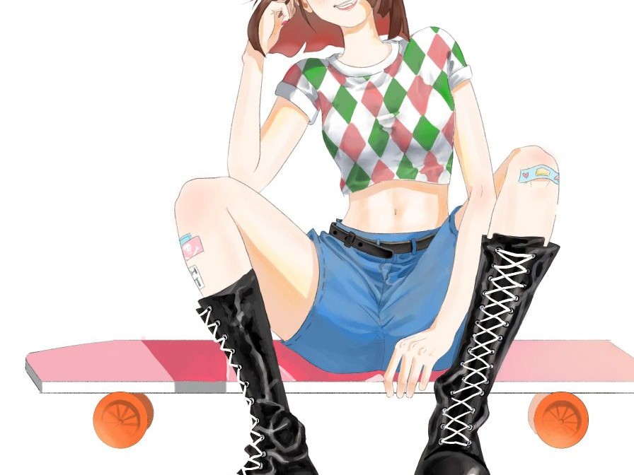 摸鱼_鹤汀_HT-站酷ZCOOL