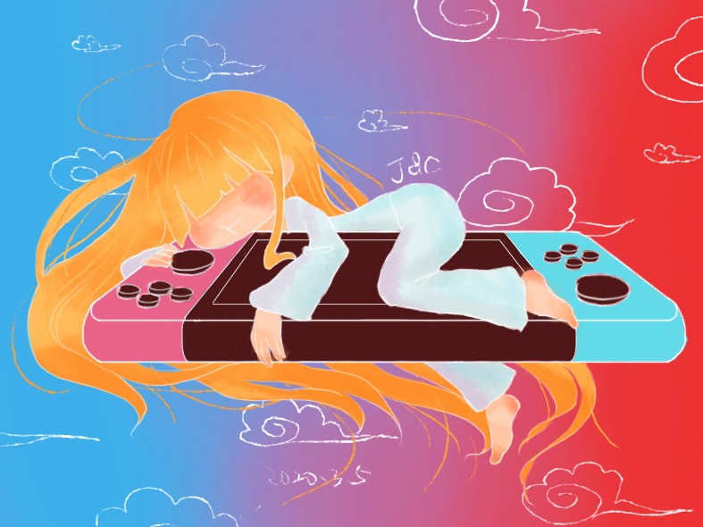 [插画]我爱switch_陌生的啪叽-站酷ZCOOL