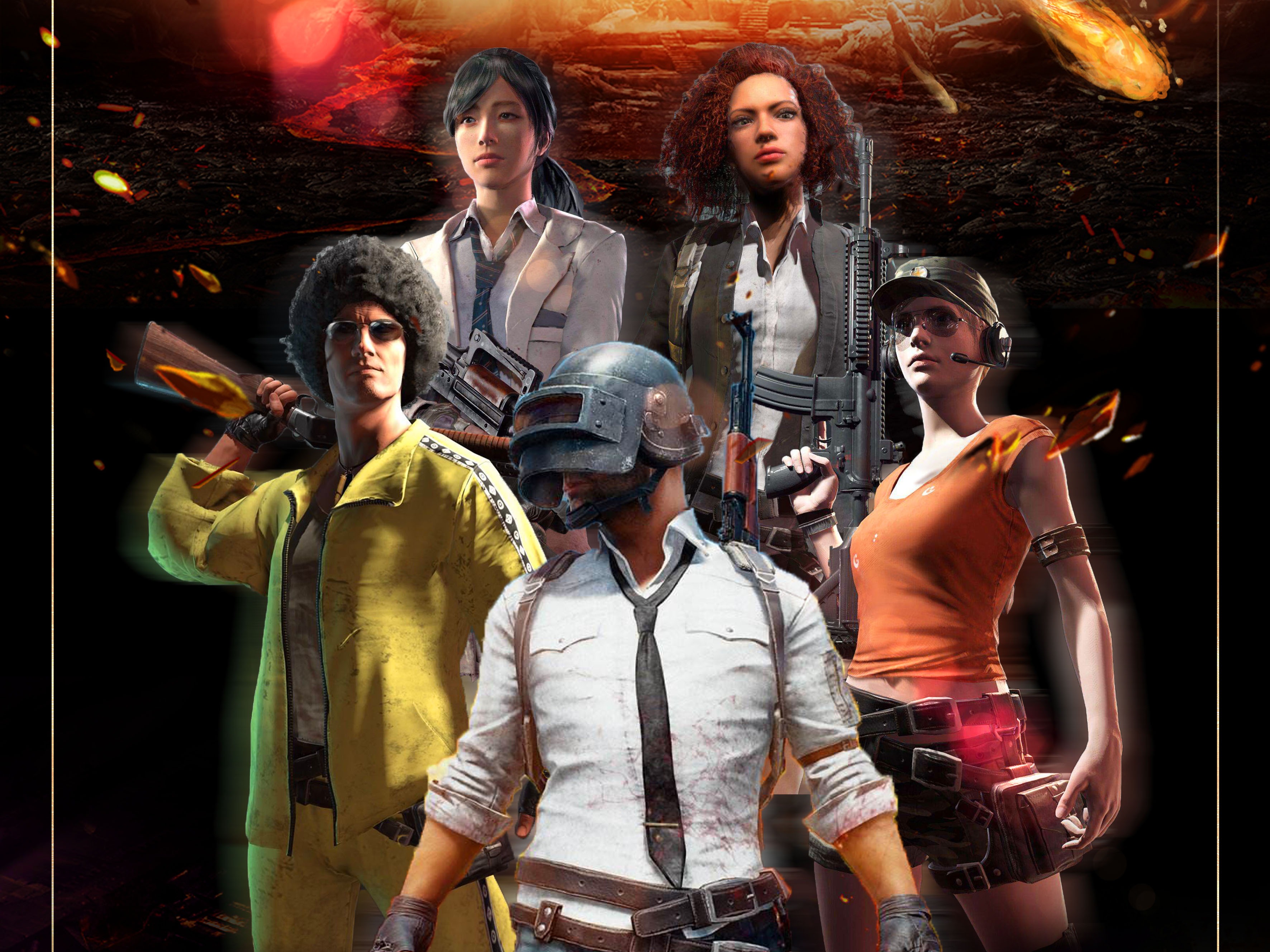 绝地求生派对 PUBG 夜店海报 主题海报_DXYEN-站酷ZCOOL