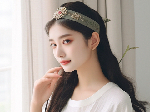 AI摄影｜人像篇：新中式国风美女_绮影-站酷ZCOOL