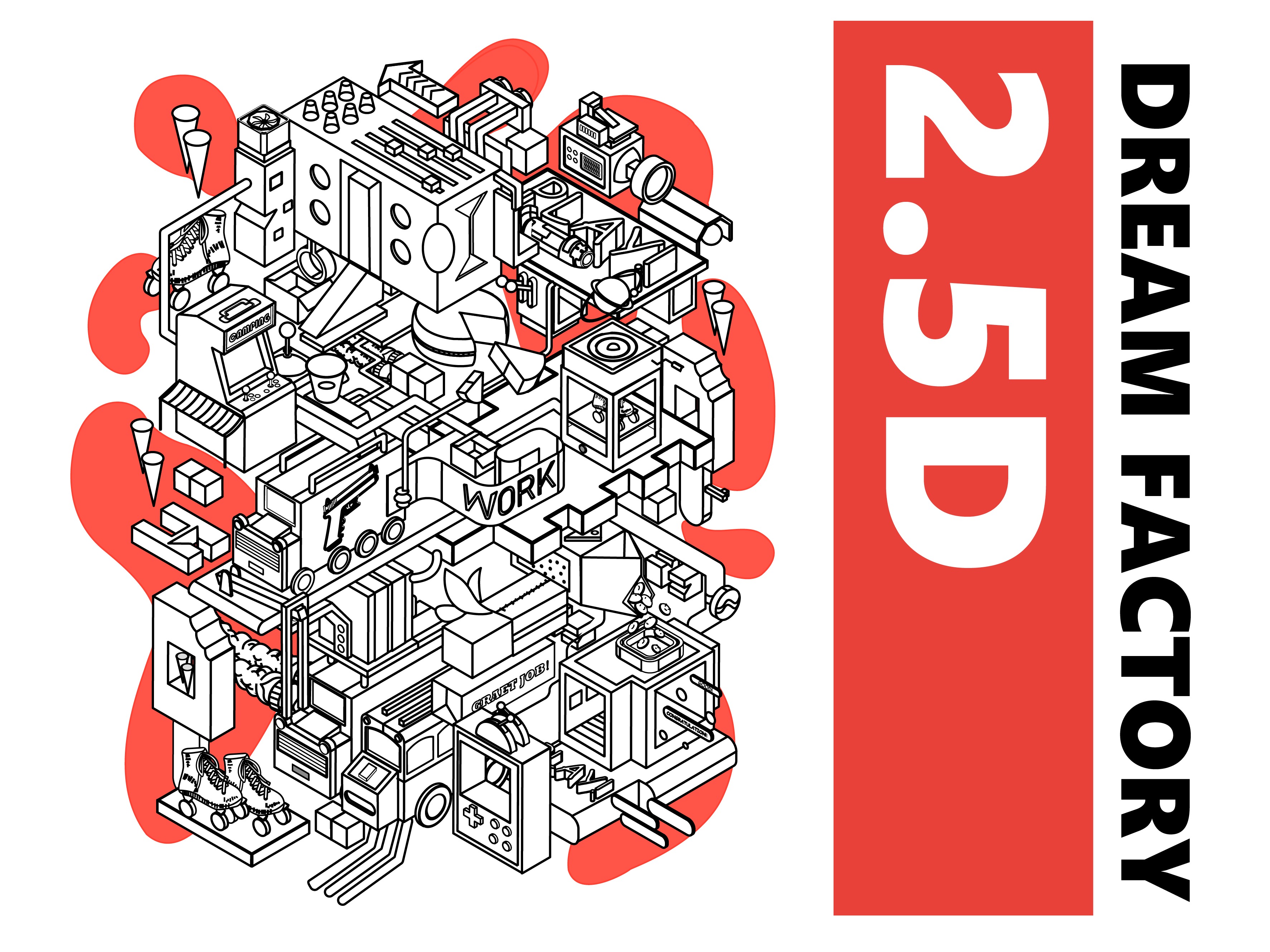 2.5D TOY DREAM FACTORY_Gutsoverfears-站酷ZCOOL