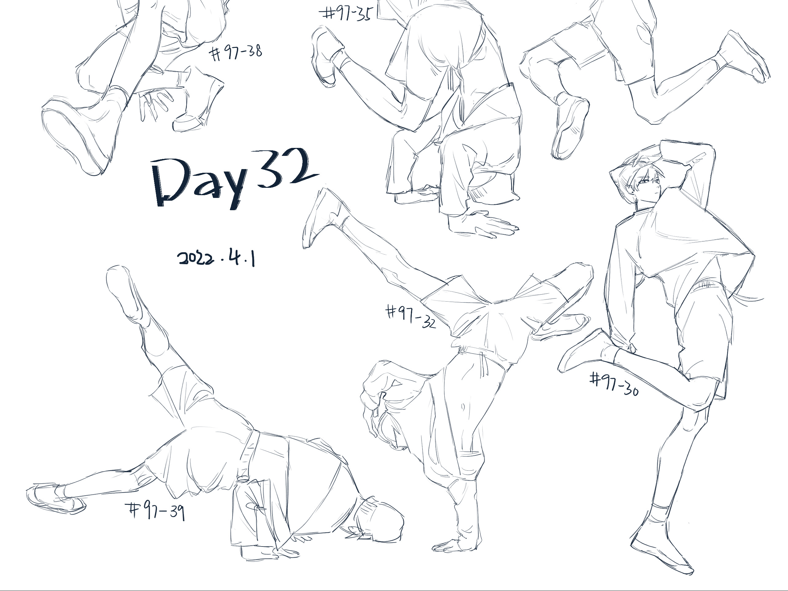 #速写60天挑战赛#day32@速写班长_快乐废物小熊-站酷ZCOOL