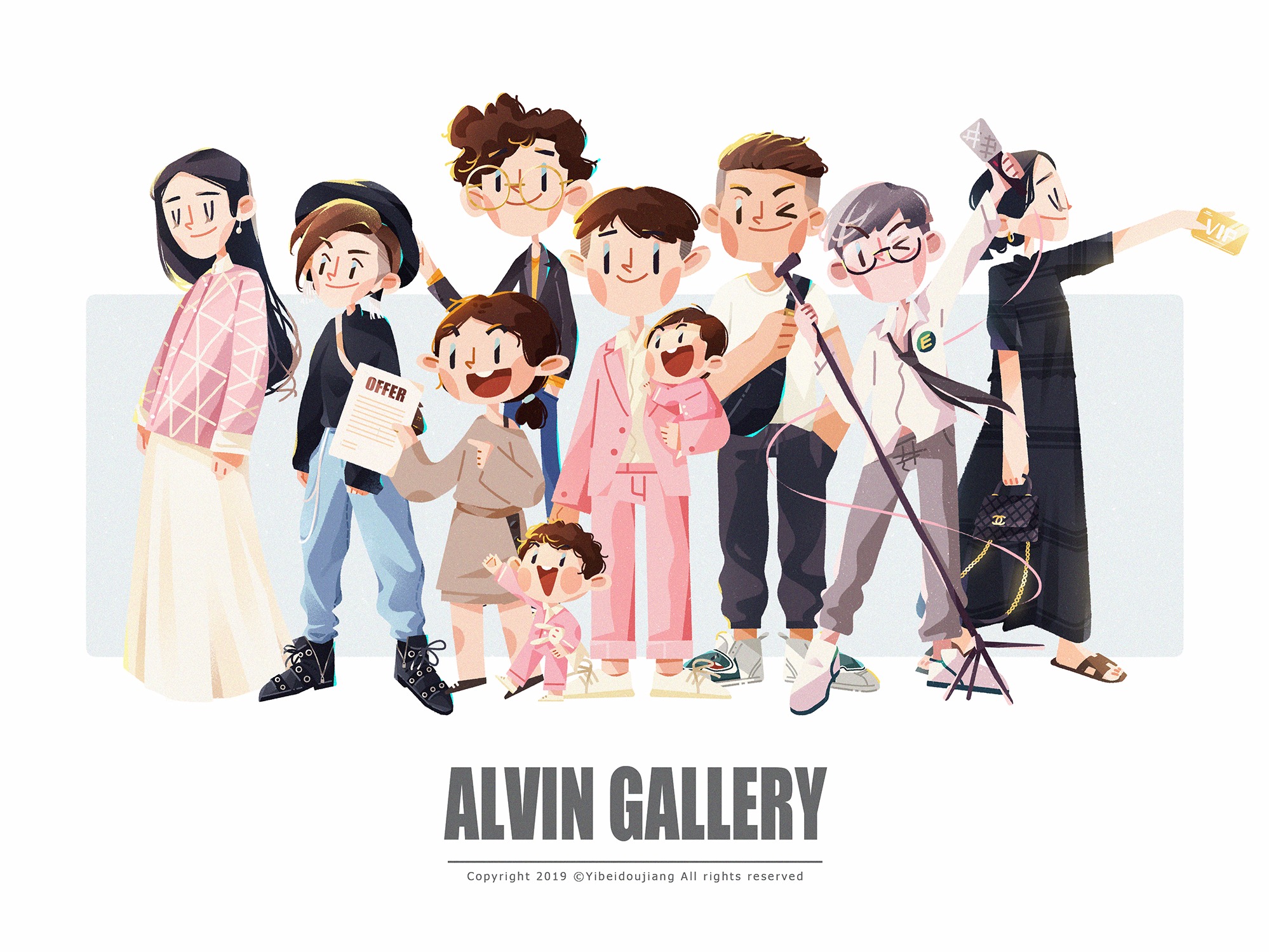ALVIN GALLERY | 同事篇【一】_一杯逗浆-站酷ZCOOL