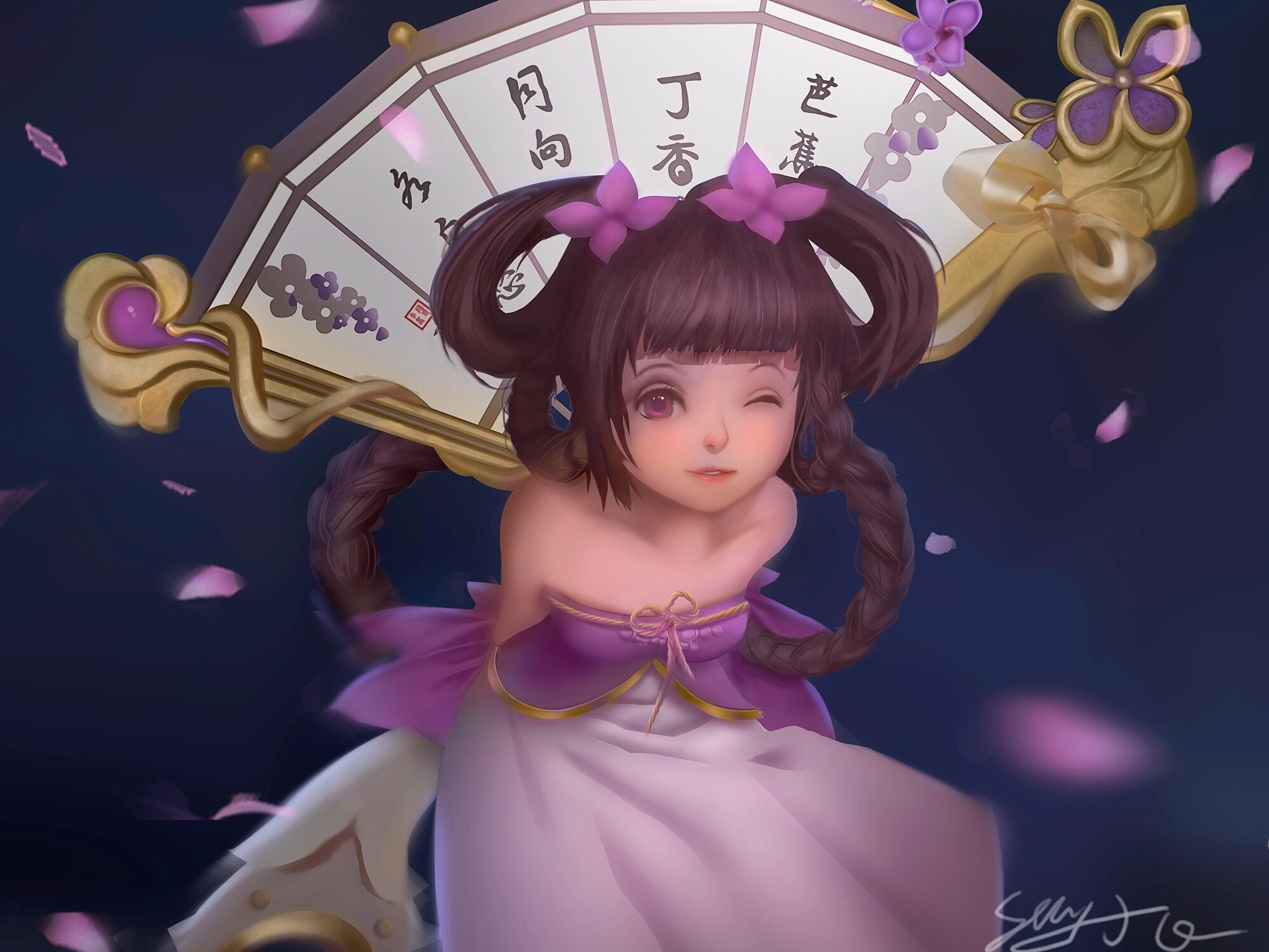 原创同人丁香结小乔_Sunny_xf-站酷ZCOOL